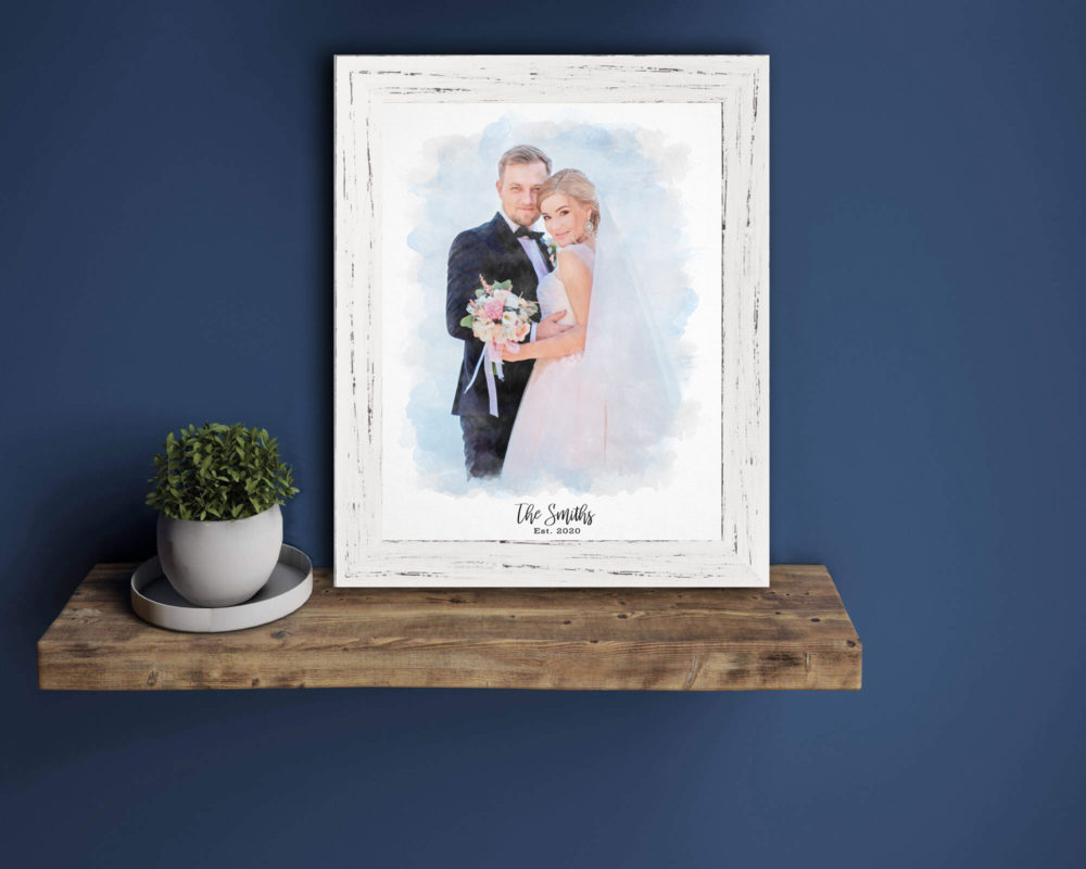 Custom Wedding Portrait - Kristin Hinsley