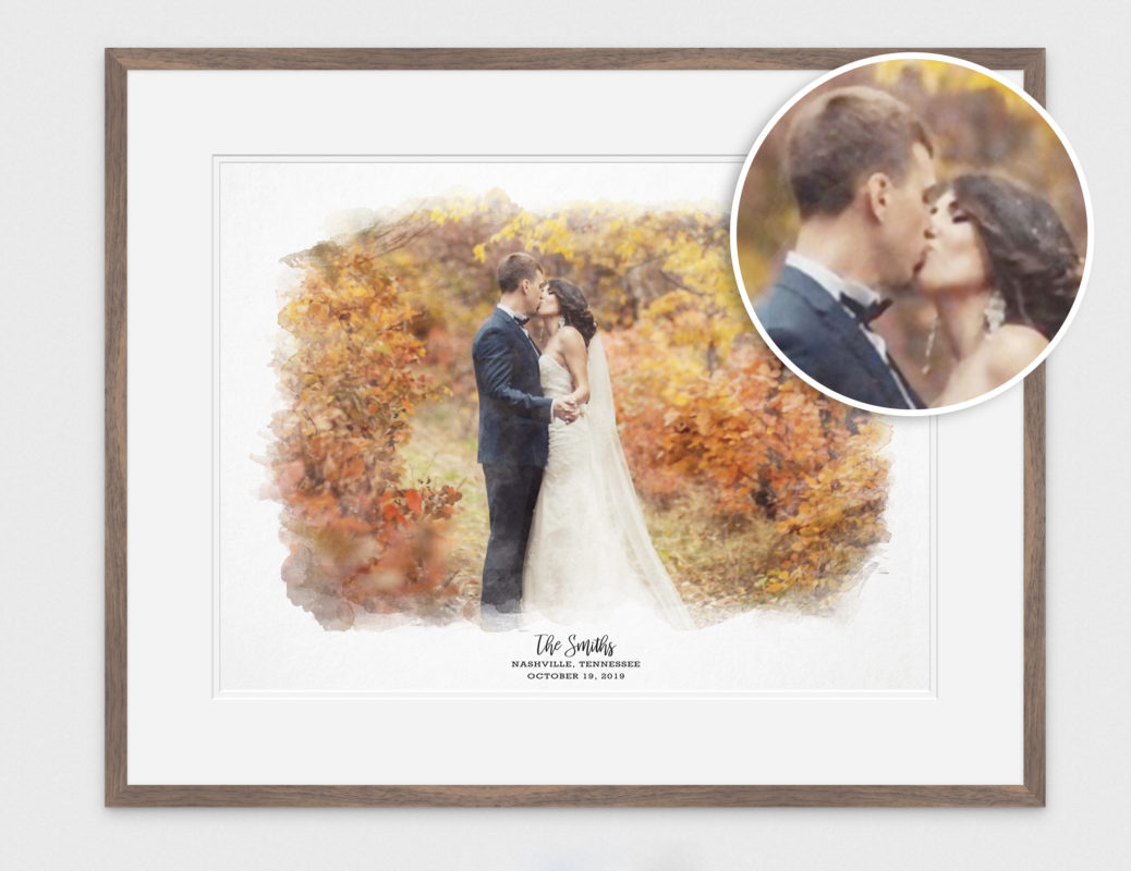 Custom Wedding Portrait - Kristin Hinsley
